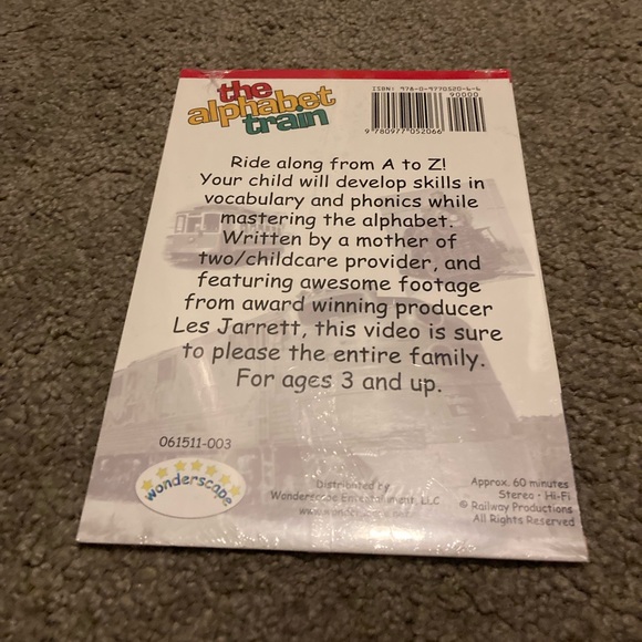 Other | Brand New Alphabet Train Dvd | Poshmark